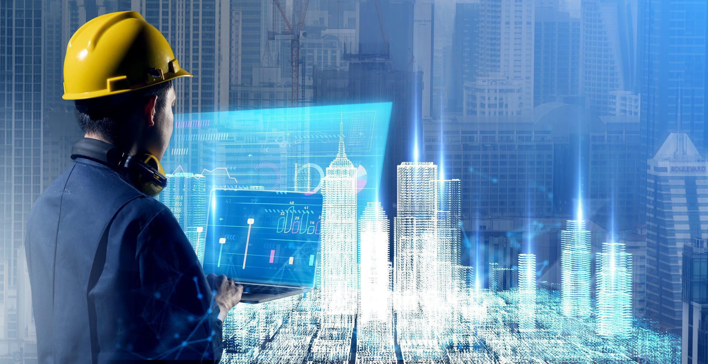 Civil Engineer, architect smart city building design AR augmented ... Civil Engineer, architect smart city building design AR augmented ...